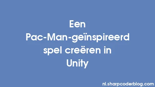 Een Pac-Man-geïnspireerd spel creëren in Unity - Thumbnail