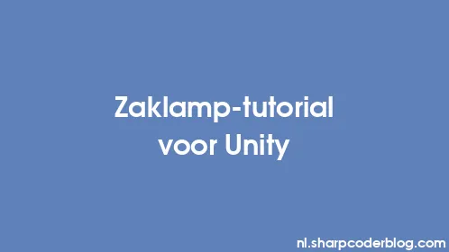 Zaklamp-tutorial voor Unity - Thumbnail