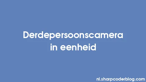 Derdepersoonscamera in eenheid - Thumbnail